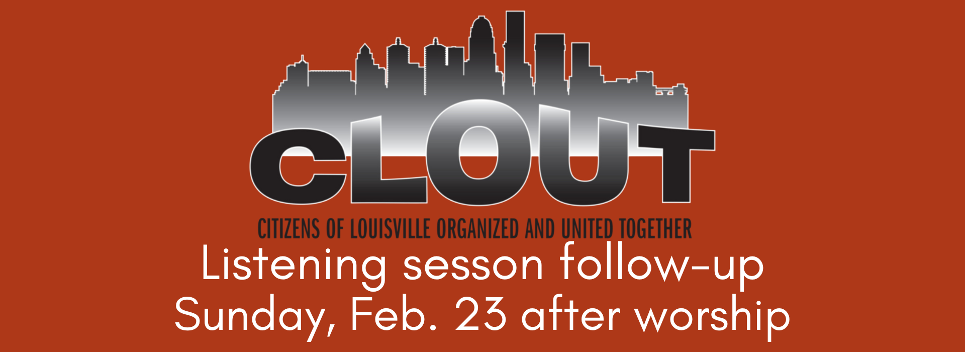 CLOUT Follow-up meeting - Revolution ChurchRevolution Church