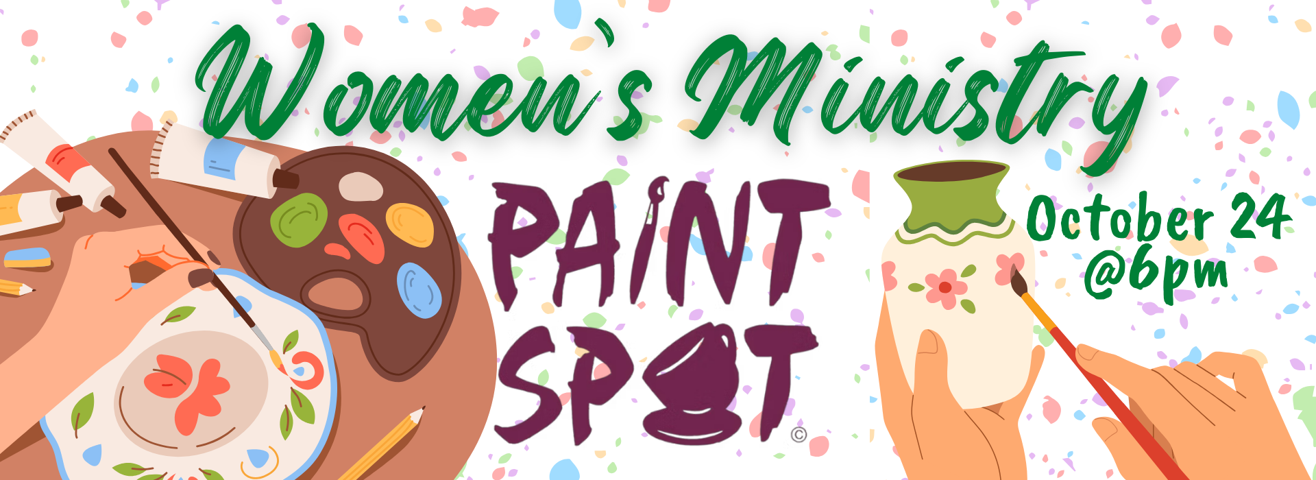Women's Ministry - Pottery Painting - Revolution ChurchRevolution Church